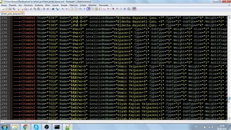 item proto xml dosyasını txt dosyasına çevirme YouTube