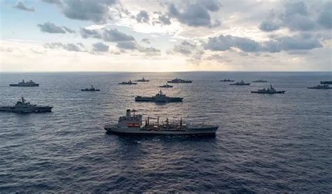 Us Japan Conduct Joint Naval Drills