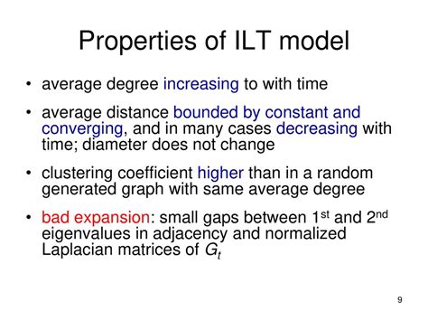 modelling and searching networks lecture 3 ilt model ppt download