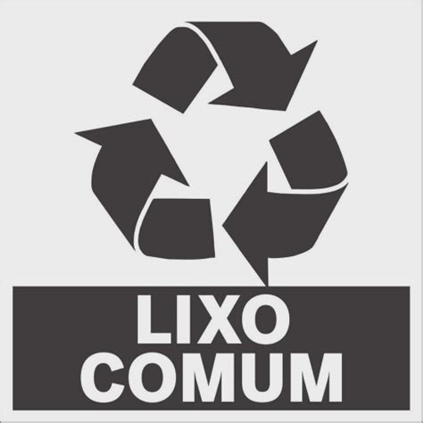 Adesivo Lixo Comum No Shoptime