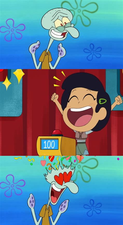 Squidwards Reaction To Chibi Marcys Cuteness By Geononnyjenny On Deviantart