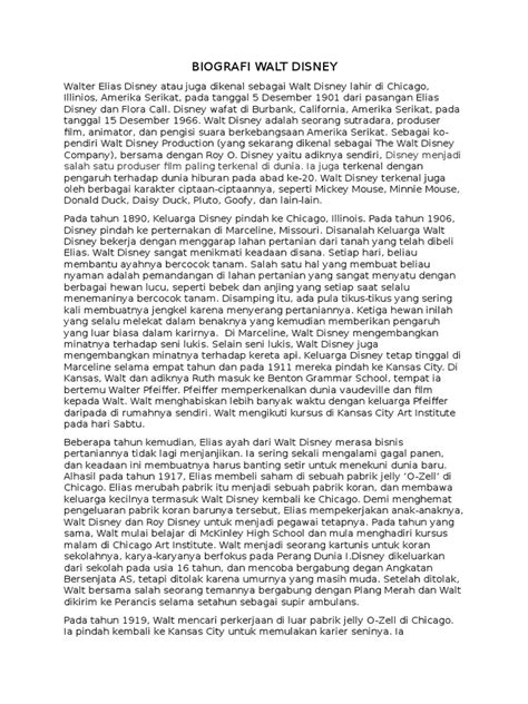 Biografi Walt Disney Pdf