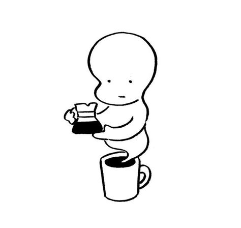 Pin By Minibock On Illustrations Art Sketches Doodles Coffee Cartoon