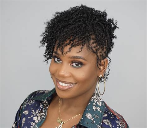 Loc Style On Microlocs Kendrakenshay Hair Twist Styles Short Locs