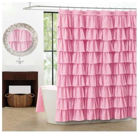 10 Ruffled Shower Curtains That Will Transform Your Bathroom
