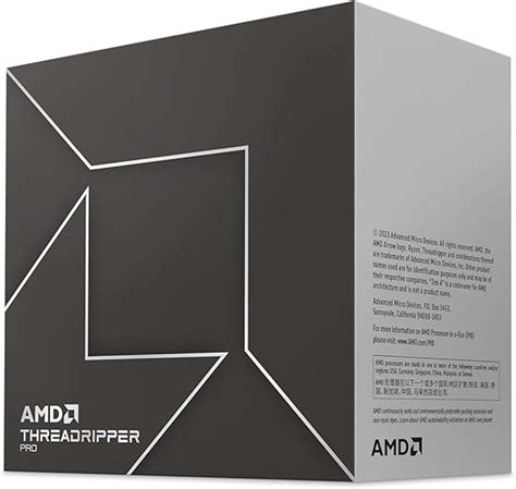 AMD Ryzensets Threadripper Pro 7995WX 96 Cores 192 Threads 350W DTP