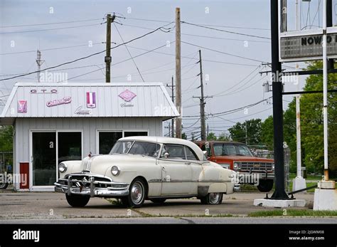 Pontiac Model Eight Pontiac Illinois United States Of America Stock