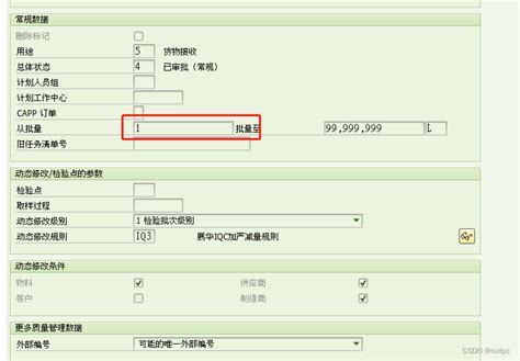 Sap Qm检验批常见问题及解决办法sap Qm Revise Csdn博客