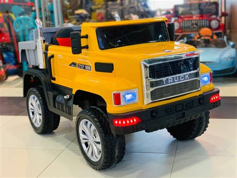 Электромобиль детский грузовик Truck XGZ-6199 желтый