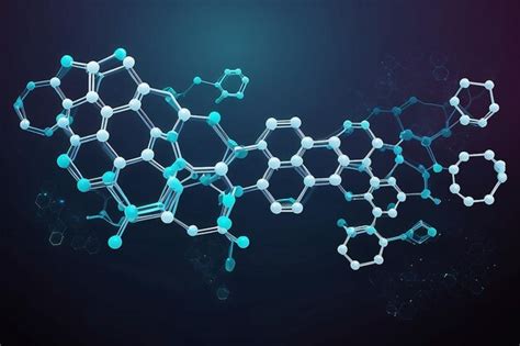 Premium Photo Hexagonal Molecular Structure For Medical Science And