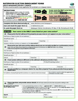Fillable Online Swdc Govt We Are LGNZ A Candidate S Guide To Local