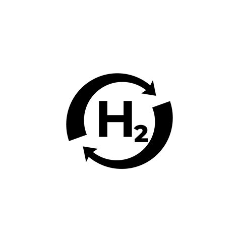 Hydrogen Energy Vector Icon With Arrows 4184006 Vector Art At Vecteezy