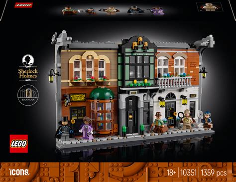 Lego Icons Sherlock Holmes Set Squeezes Baker Street In Between Your