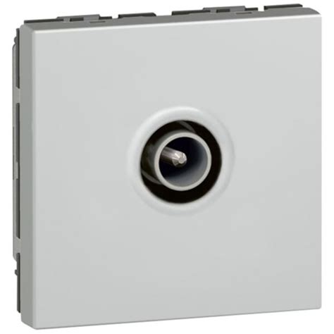 078794 Prise TV R SAT SAT Mosaic 2 Modules Blanc Professionnel