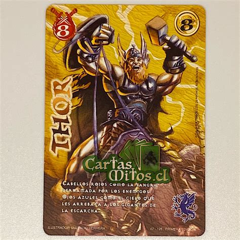 Thor Mitos Y Leyendas El Reto Cartas Mitos