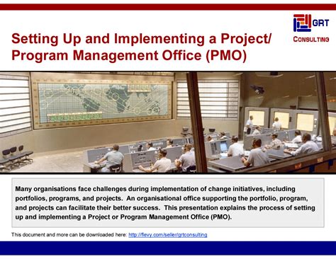 Setting Up Implementing A Project Management Office PMO PPT Slide Deck