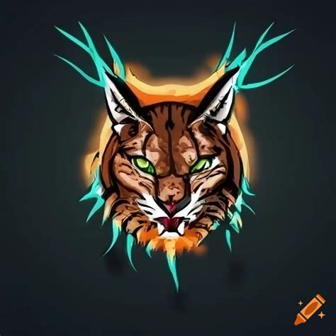 Angry Lynx 2d Logo On Craiyon