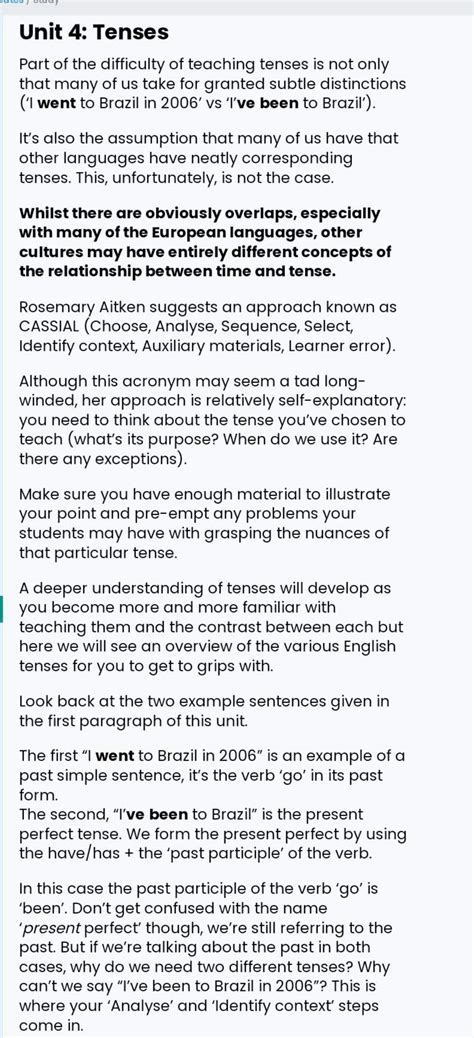 Module 2 Grammatical And Syntactical Awareness Tenses English
