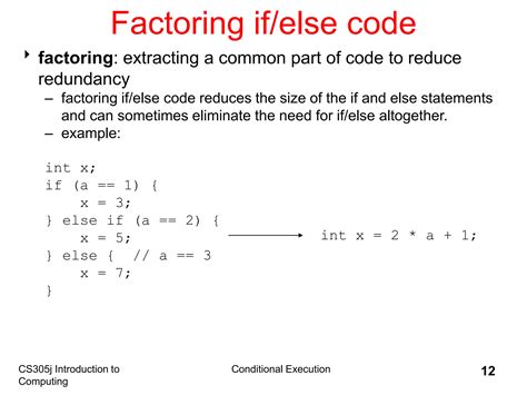 Topic12conditional If Else Executionppt
