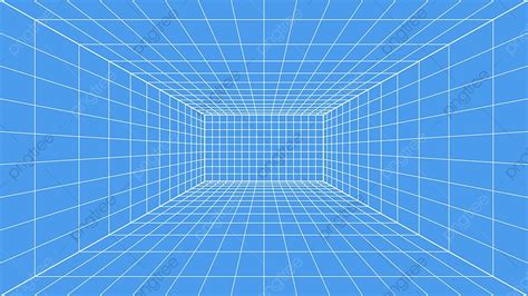 Wireframe Grid Vector Design Images 3d Wireframe Grid Room Space Futuristic Future Png Image