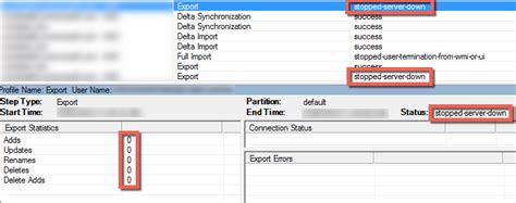 Azure Active Directory Connect Export Profile Error Stopped Server Down Lucian Franghiu S Blog