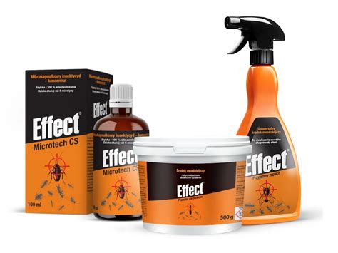 Zwalczanie pluskiew Środki preparaty na pluskwy Effect oprysk spray