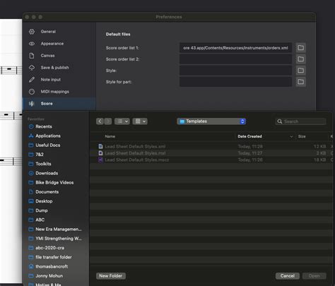 Changing Style Layouts For All Scores MuseScore
