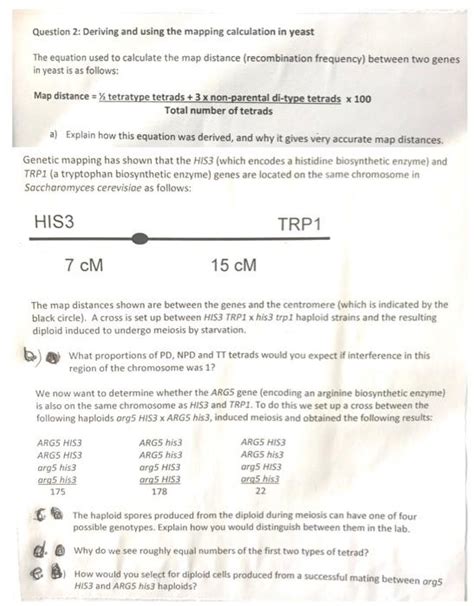 Solved Question 2 Deriving And Using The Mapping Chegg Com