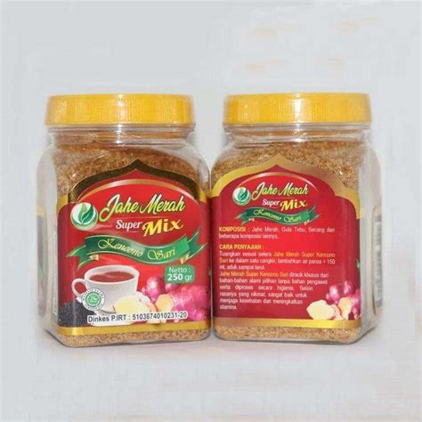 Jual Jahe Merah Original Super Mix Jahe Merah [250 G] Di Seller Galaxy