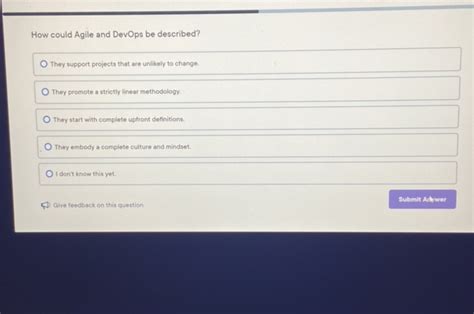 How Could Agile And Devops Be Described They Studyx