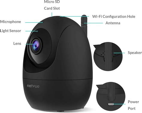 NETVUE Kamera Wifi Wewnętrzna p Sklep Opinie Cena w Allegro pl