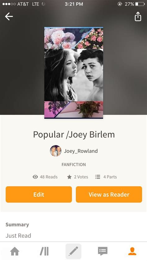 Jacob Sartious Joey Birlem Imagines New Book Wattpad