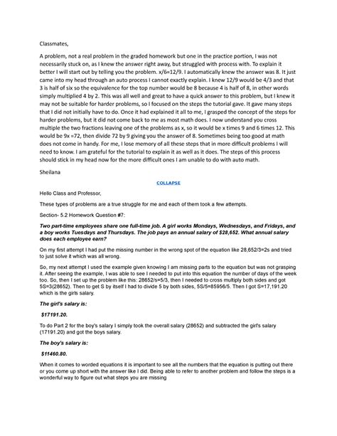 Quantatative Methods Unit 3 Db Classmates A Problem Not A Real
