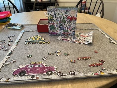A Day At The Christmas Tree Farm Galison 1000pc Rjigsawpuzzles