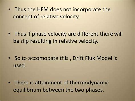 5 Homogeneous Equilibrium Model Pptx