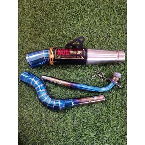 Jual Kou Pipe Canister Conical Open Specs Exhaust Pipe For Wave 125 Xrm
