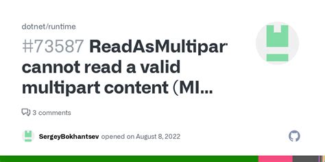 Readasmultipartasync Cannot Read A Valid Multipart Content Mime