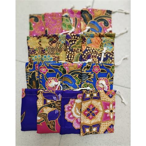 Uncang Batik Uncang Pelbagai Guna 1 Set 10 Pcs Shopee Malaysia