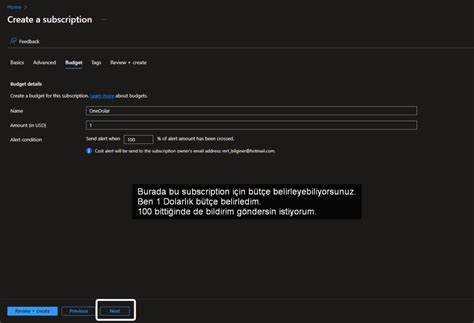 Azure Tutorial 2024 5 Subscription Oluşturmak Murat Bilginer