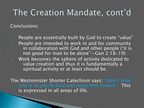 Ppt Theology Of Work In Stem Professions Reflecting Gods Image