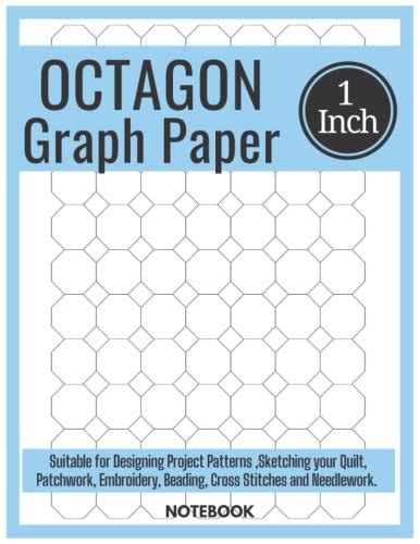 Octagon Graph Paper Notebook 1 Inch Octagonal Sheets For All Your