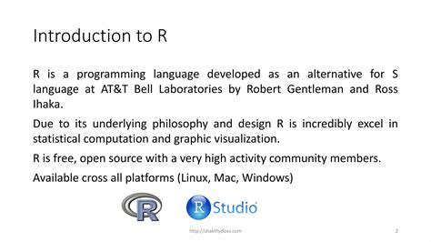1 R Tutorial Introduction Ppt