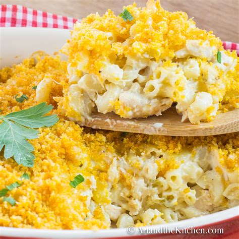 Chicken Macaroni Casserole Art And The Kitchen