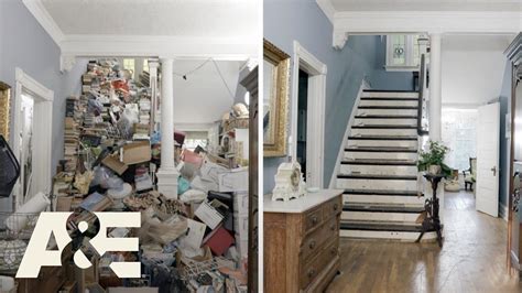 Hoarders Before And After Carols 3 Story Mansion Aande Youtube