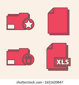 Set File Documents Document Folder Star Stock Vector Royalty Free 1651620847 Shutterstock