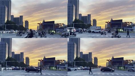 济南经十西路晚霞视频素材下载编号28583127光厂vj师网