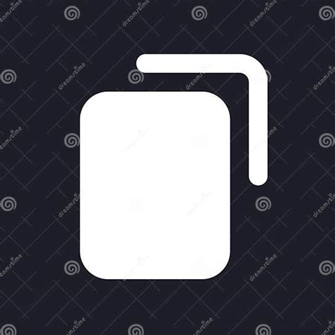 Copy Dark Mode Glyph Ui Icon Stock Vector Illustration Of Theme Icon