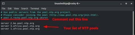 Cómo instalar el servidor cliente Chrony NTP en Rocky Linux MuyLinux