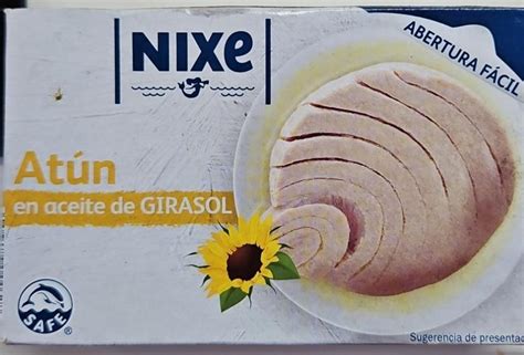 Atún En Aceite De Girasol Nixe Kalorie Kj A Nutriční Hodnoty