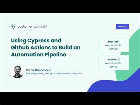 on linkedin using cypress and github actions to build an